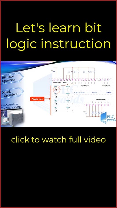 LEARN bit logic instructions - YouTube