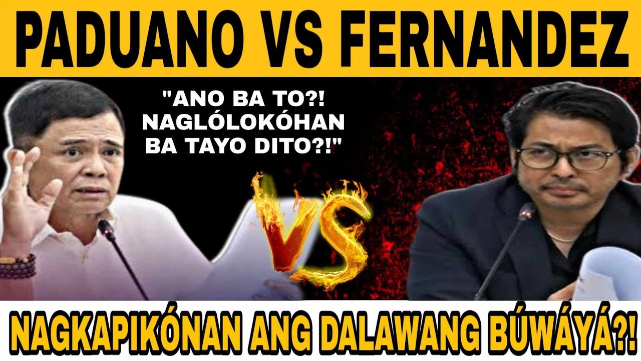 PADUANO NAPIKON SA KAHAMBOGAN NI FERNANDEZ!|DAN RUMESBAK DIN!|DAN ...