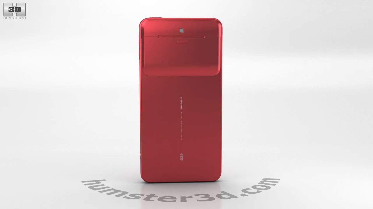 Sharp Basio 2 Red 3D model by 3DModels.org - YouTube