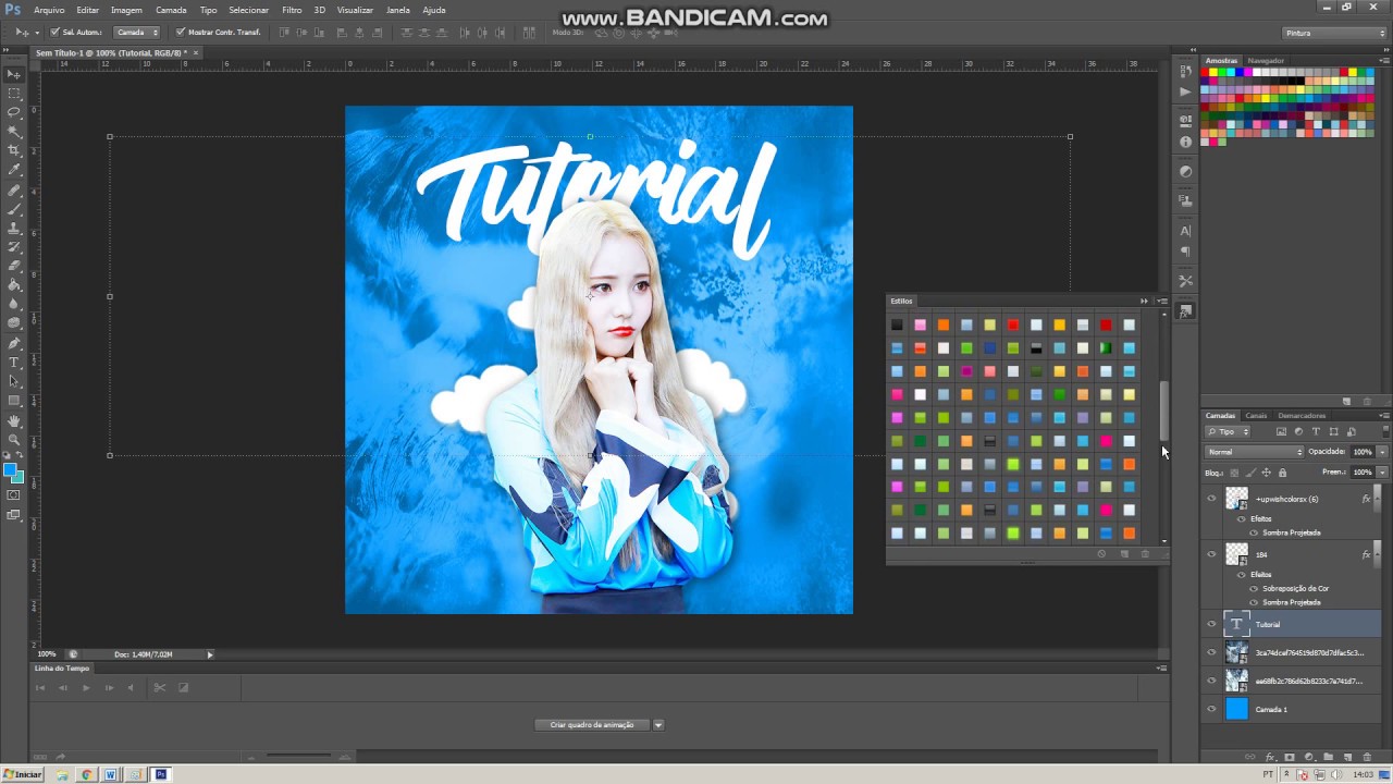Tutorial Capa Simples Pelo Photoshop - Amino - YouTube