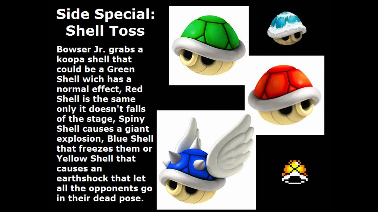 SSB4 Bowser Jr.'s Moveset - YouTube