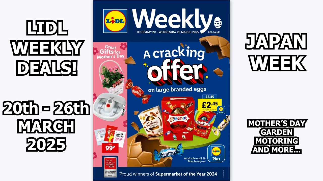 Lidl Weekly Deals 20th - 26th March 2025 Japan Week - YouTube