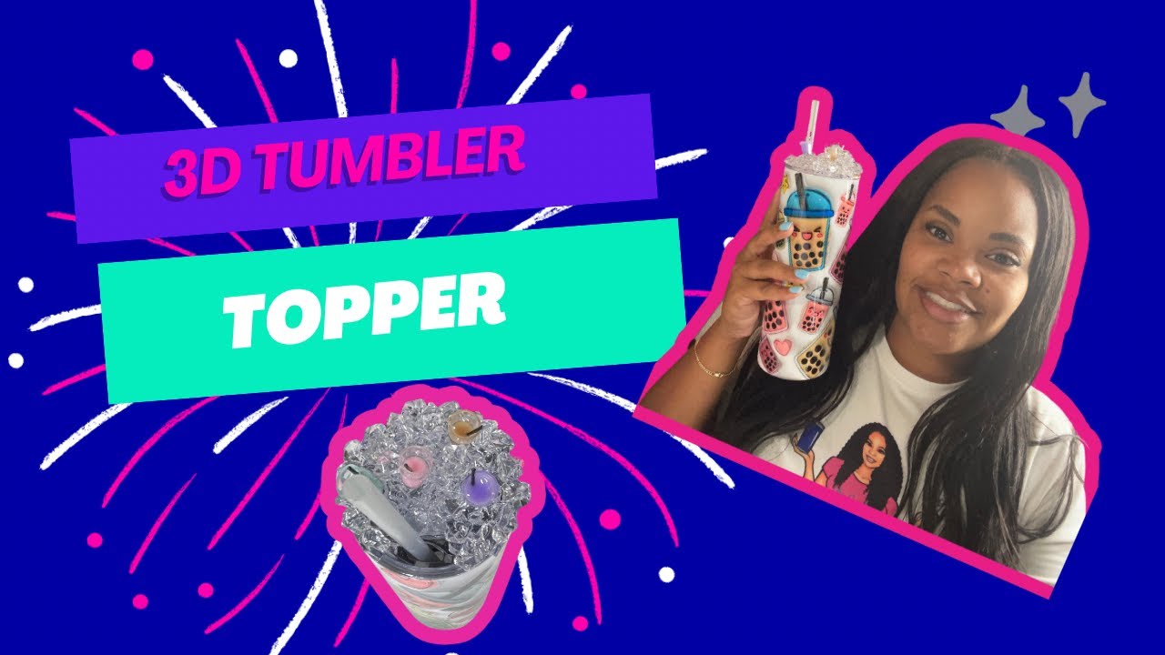 How To Make A Tumbler Topper (for beginners) - YouTube