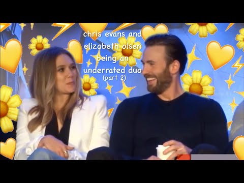 chris evans and elizabeth olsen being an underrated duo for another 2 mins 39 secs straight