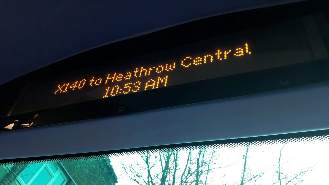 *[IBUS + NEW BUS ROUTE IN OPERATION]* *"Route X140 to Heathrow Airport ...
