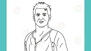 Nathan Drake Drawing Free AI Wallpaper Generator 4K AI Generated
