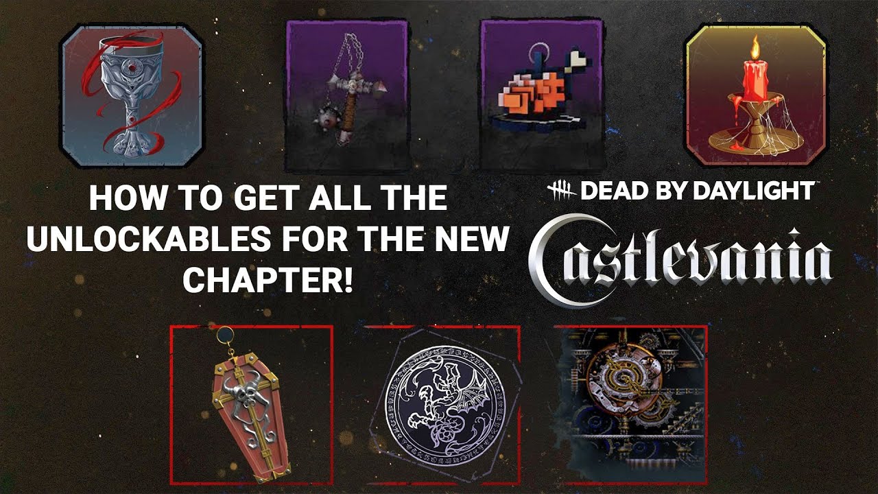Castlevania Unlockables in Dead By Daylight! How to get the Wall ...
