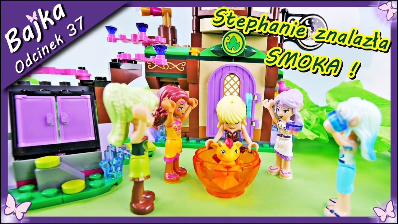 Smok, nowy pupil Stephanie? Bajka po polsku z klockami Lego Friends ...