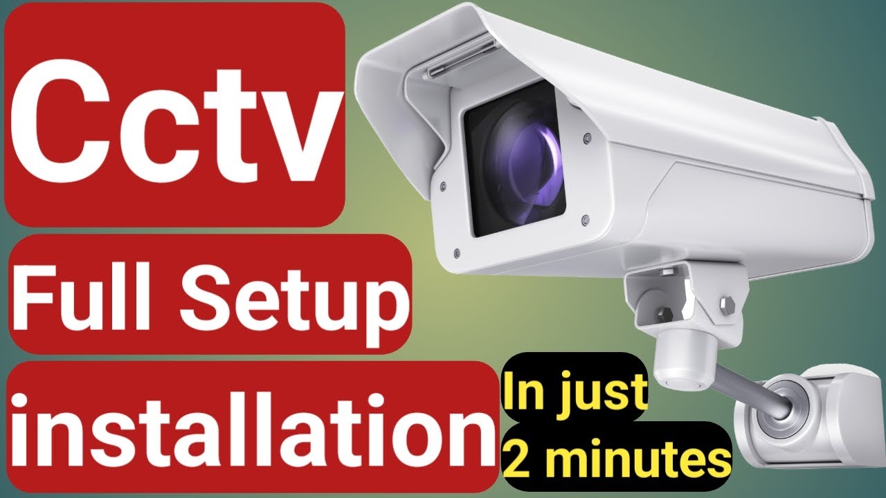 Security Camera Installation | DVR system | CCTV full setup - YouTube