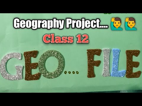 Class 12 Geography Project File || #projectfile - YouTube