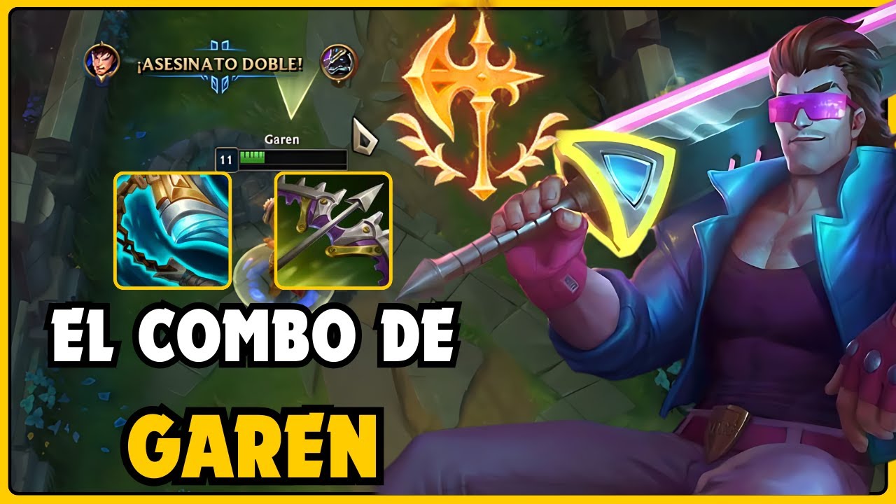 🛡️💥🔝 SUBIENDO ELO CON EL ULTRA DIFÍCIL COMBO DE GAREN | GAREN TOP ...