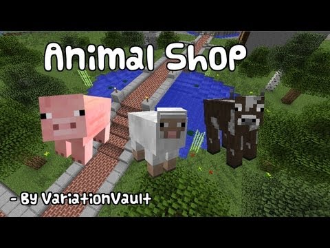 Minecraft Bukkit Plugin - AnimalShop - Sawn Animals with signs - Charge ...
