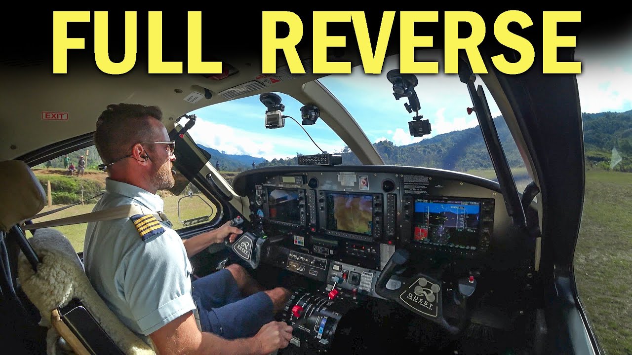 10% Slope - Landing on a Wet and Muddy 1600' Long Mountain Runway ...