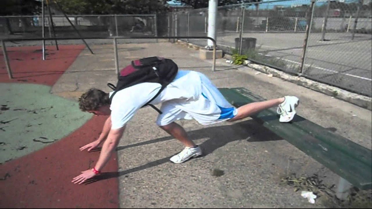 The City Playground Workout (Exercising in the Streets - Pull Ups, Push ...