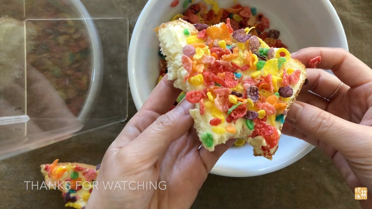 Afternoon Snack: Fruity Pebbles Fairy Bread - YouTube