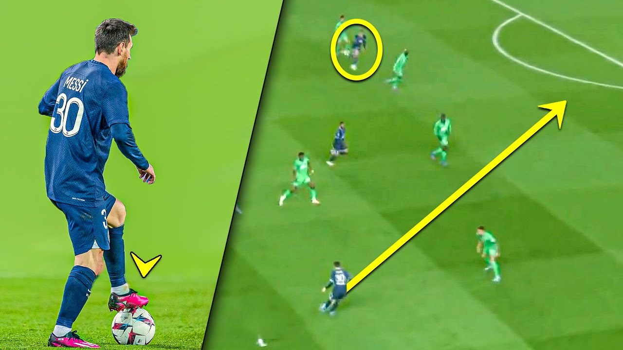 Messi 300 IQ Passes - YouTube