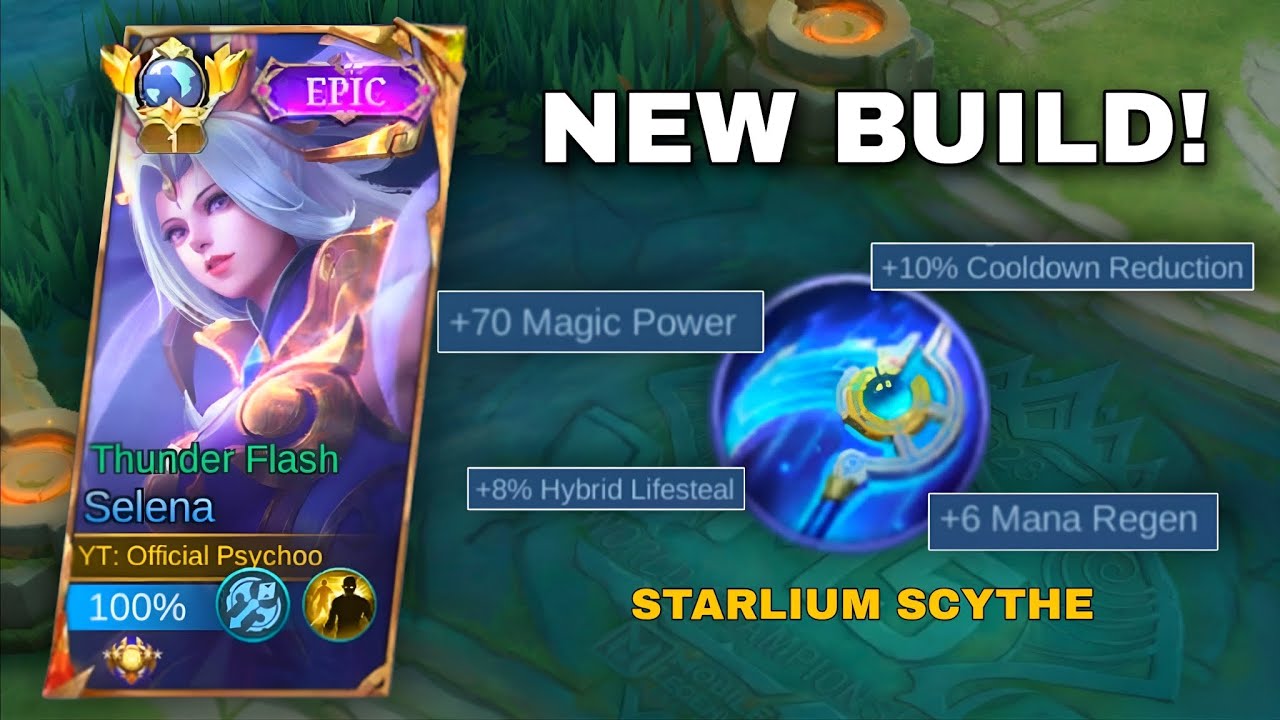 SELENA NEW BEST BUILD "STARLIUM SCYTHE" (MUST TRY) | TOP GLOBAL SELENA ...