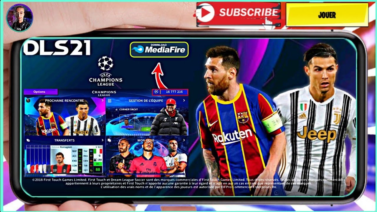 تحميل لعبة DLS 21 Mod champion League 🔥🔥 - YouTube
