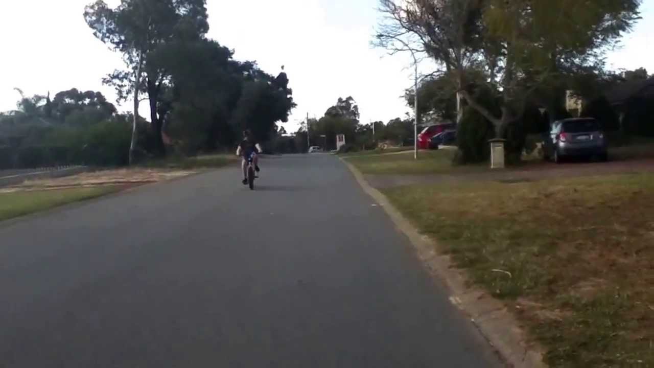 Horse riding a bike - YouTube