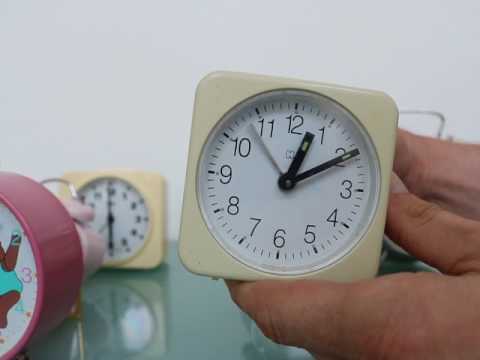 SOLD! Lot of 9 Alarm Clock (s) NO RESERVE! Wind Up!  Vintage Bells Germany sound collection winding
