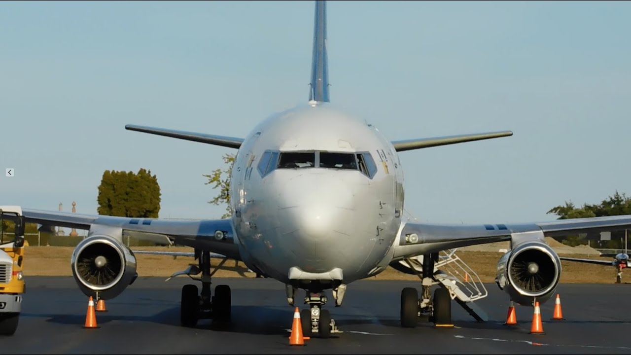 RARE! Canadian North Boeing 737-200 Combi Start Up, Taxi & Takeoff From ...