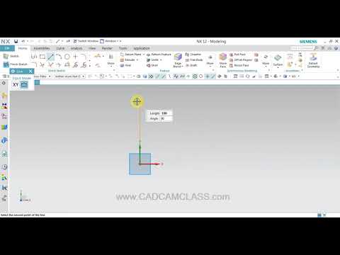 NX LINE COMMAND IN NX - YouTube