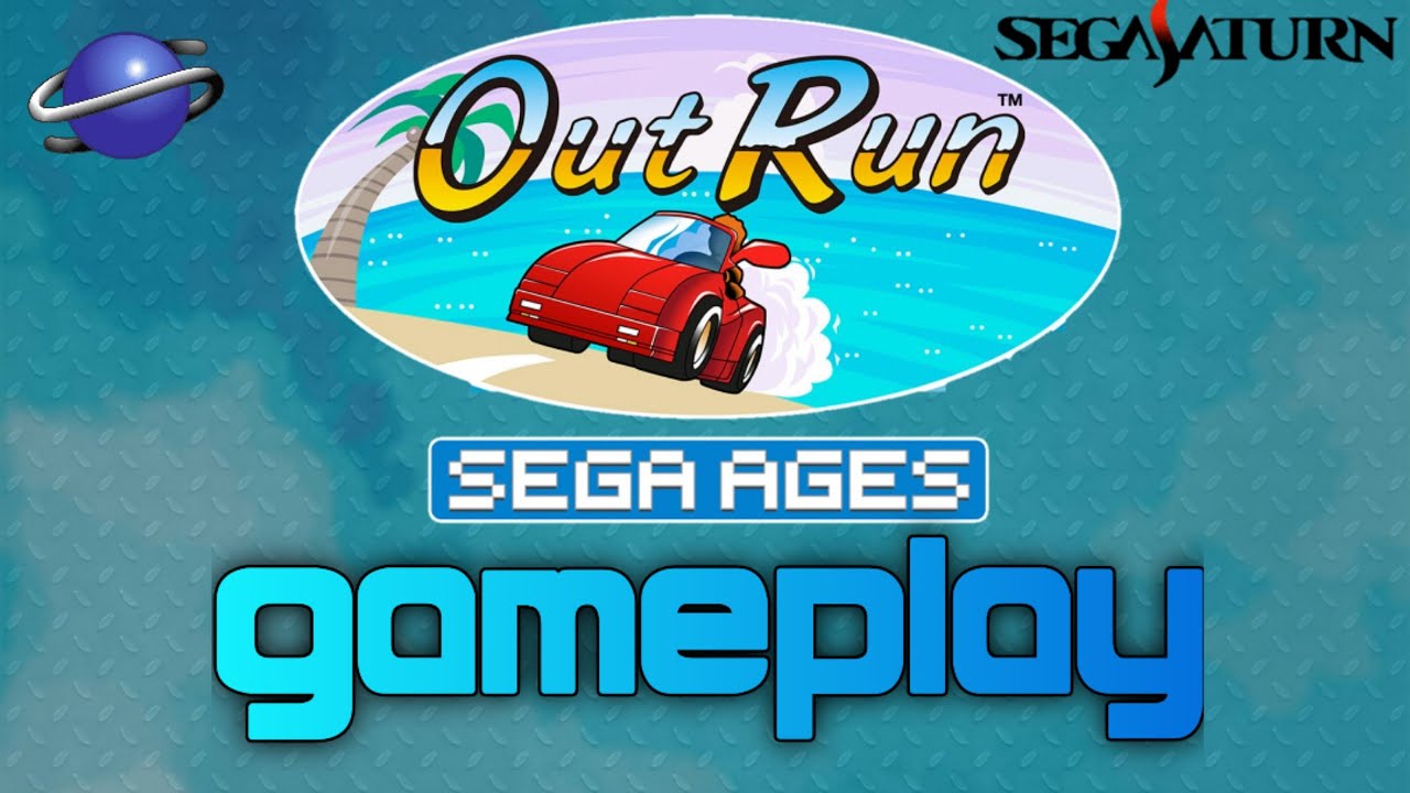 Out run ( sega Saturn ) gameplay (overloaded 60fps) course c - YouTube