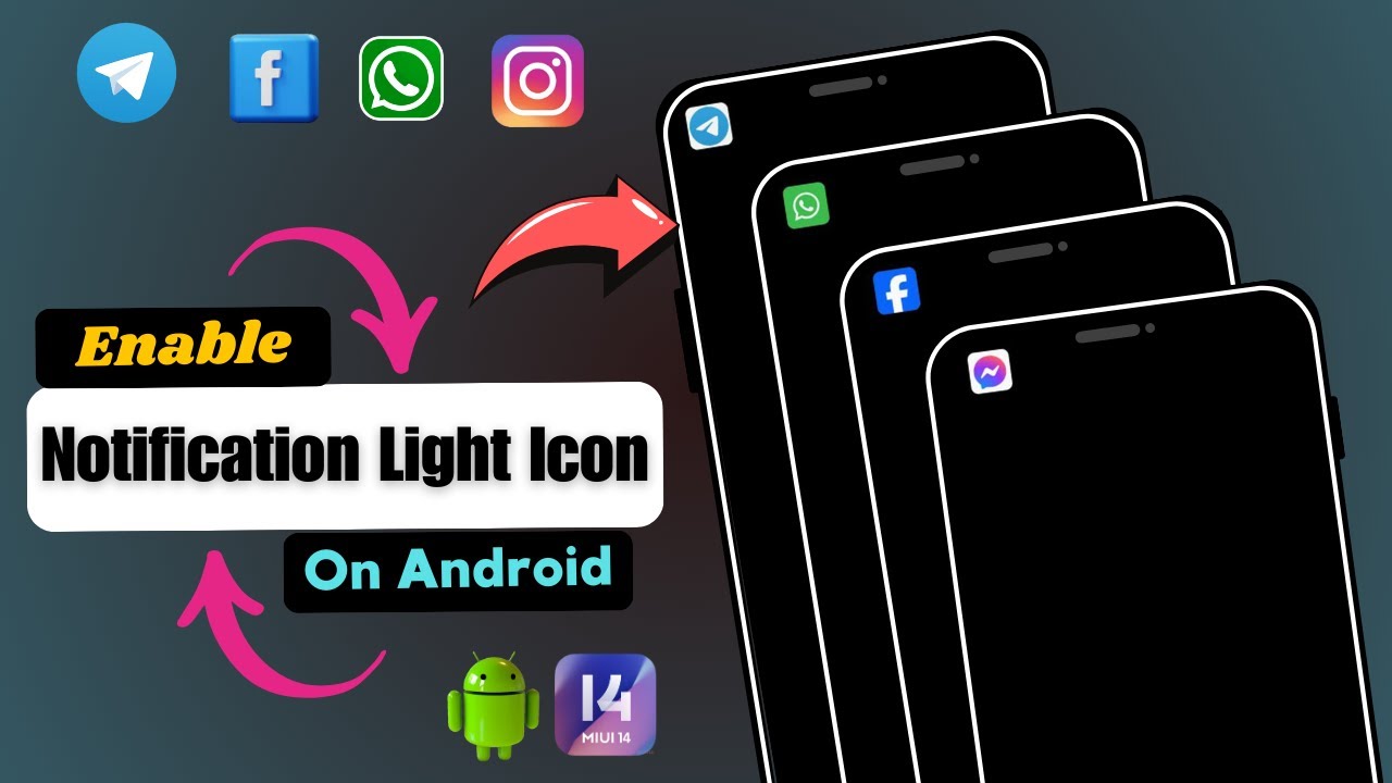 How To Apply Notification Light Icon In Any Android Phone - YouTube