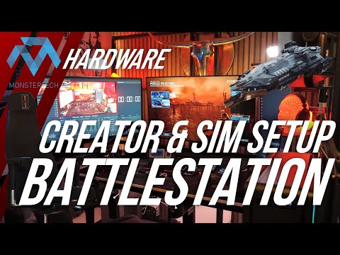 The ultimate BATTLESTATION for SIM Setup & STEAMER: Monstertech ...