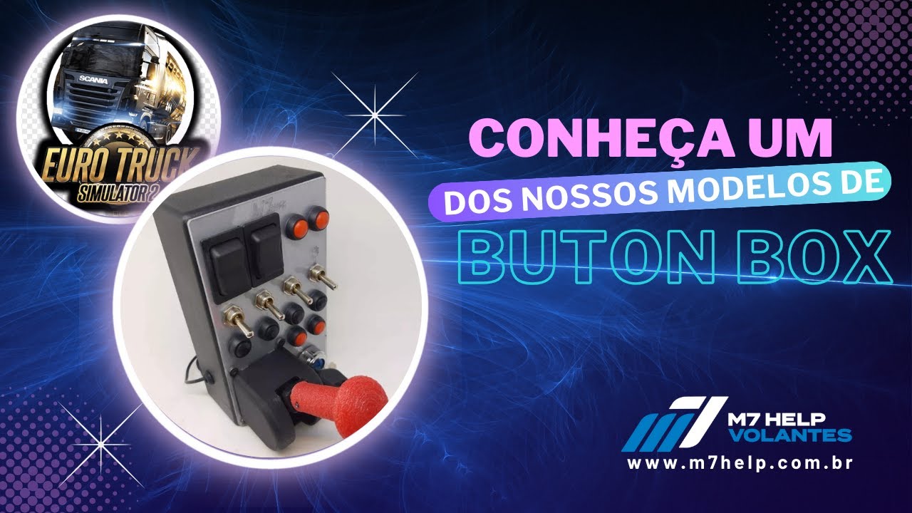 Button Box aço escovado BB M7-60 - YouTube
