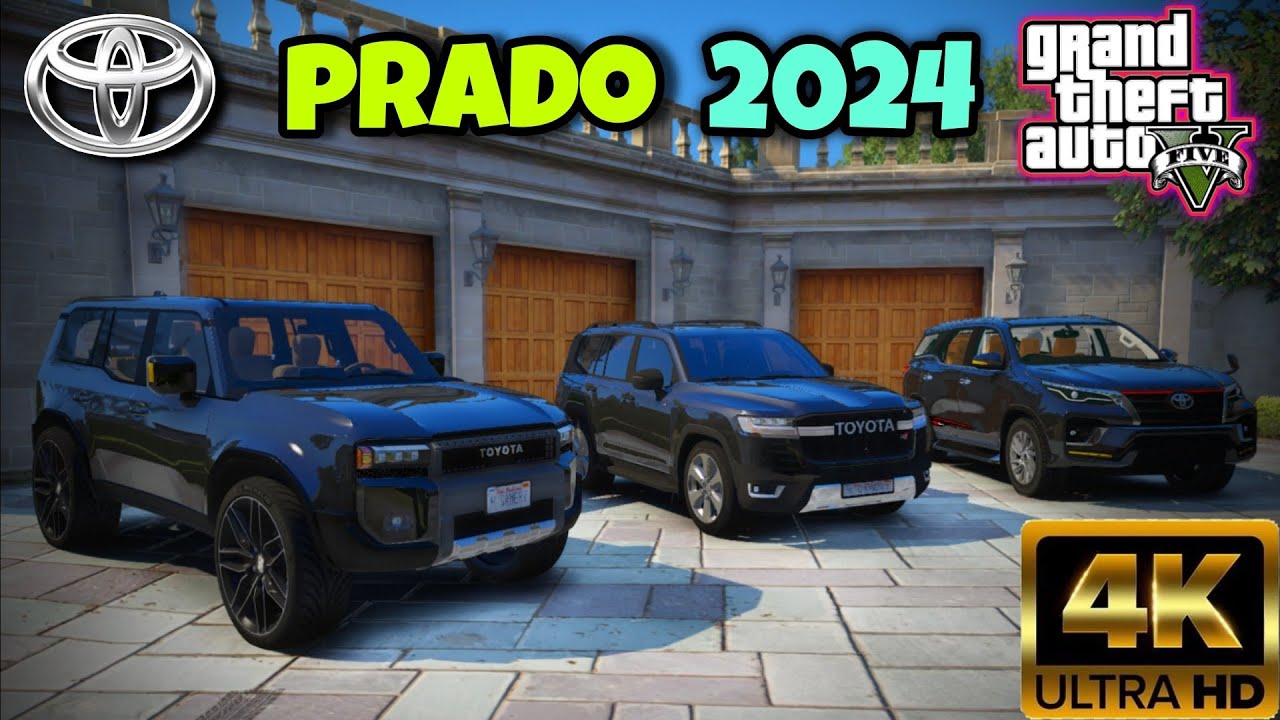 Gta 5 Toyota Prado 🥵🔥 || Franklin New Prado 🔥 || Toyota Prado 2024 ...