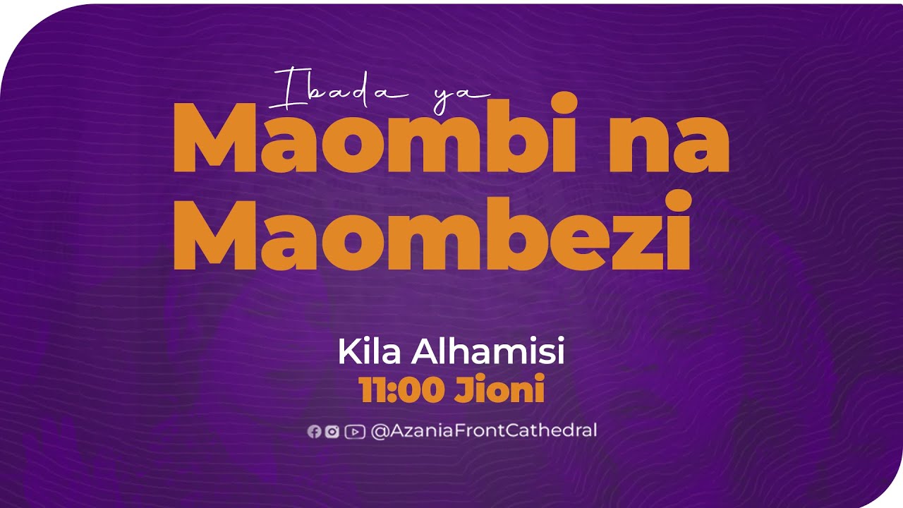 Maombi na Maombezi I 16 - 10 - 2025 - YouTube