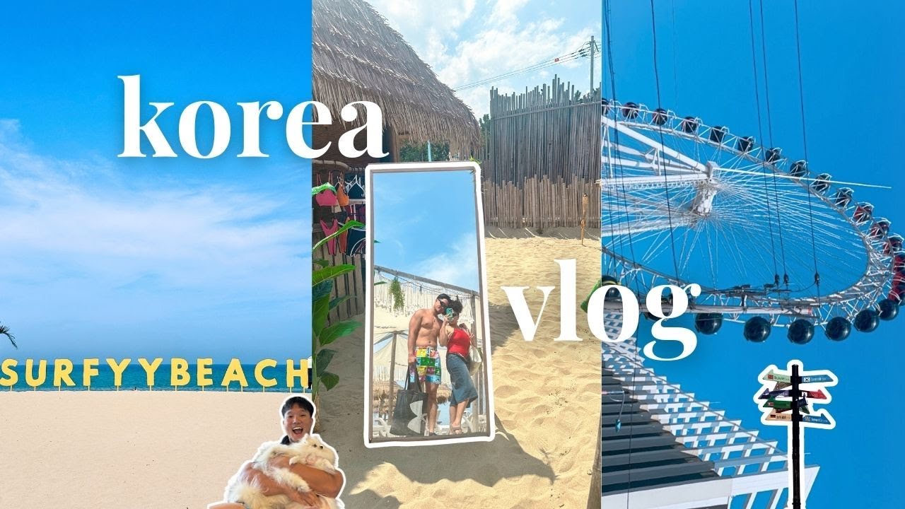 Your FaceTime Call From a Korean Beach 🌊 (Last Summer Days in Sokcho ...
