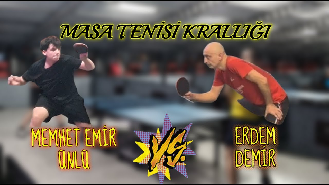 Mehmet Emir Ünlü - Erdem Demir | Masa Tenisi Krallığı Eleme - YouTube
