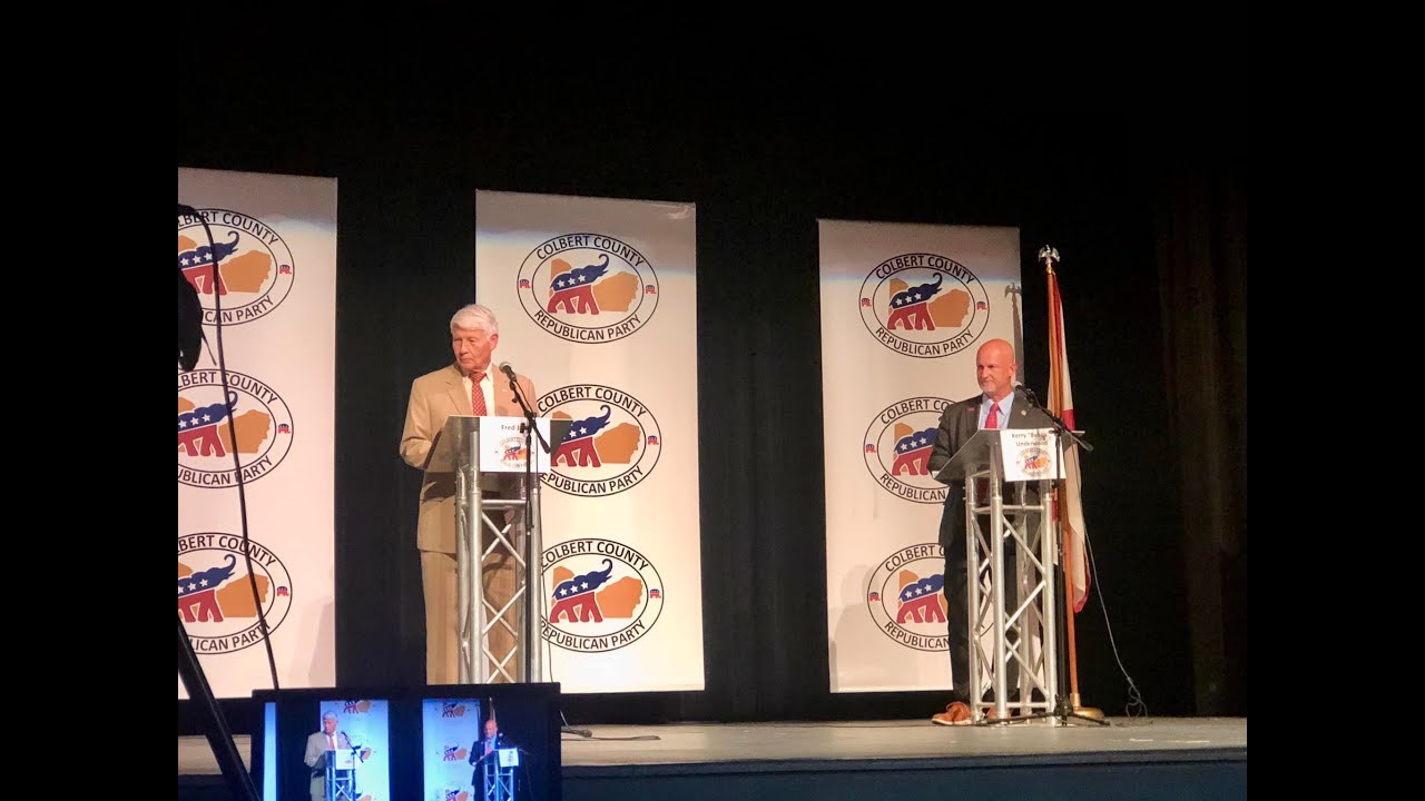 Fred Joly & Kerry "Bubba" Underwood, Colbert Republican Forum - YouTube