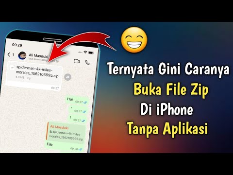 Cara Buka Dan Ekstrak File ZIP di iPhone Tanpa Aplikasi Tambahan - YouTube