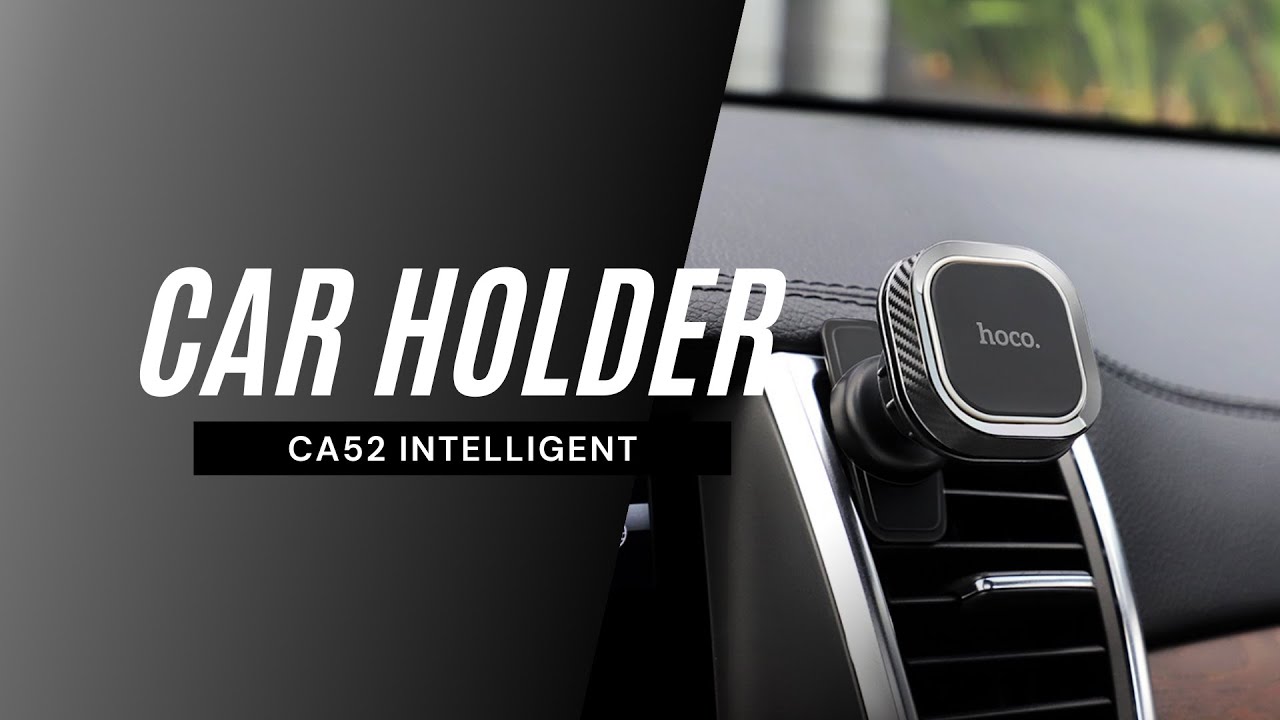 Hoco CA52 Intelligent magnetic car holder - YouTube