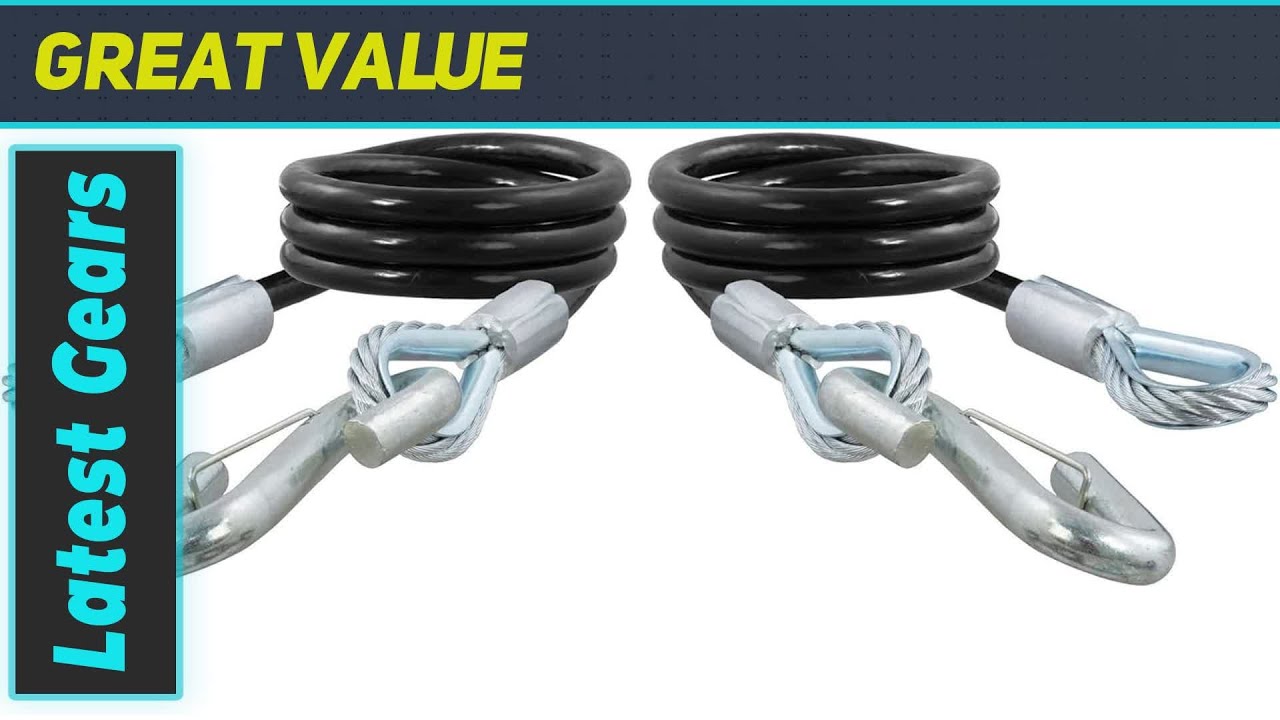 CURT 80176 44-Inch Vinyl-Coated Trailer Safety Cables: The Ultimate ...