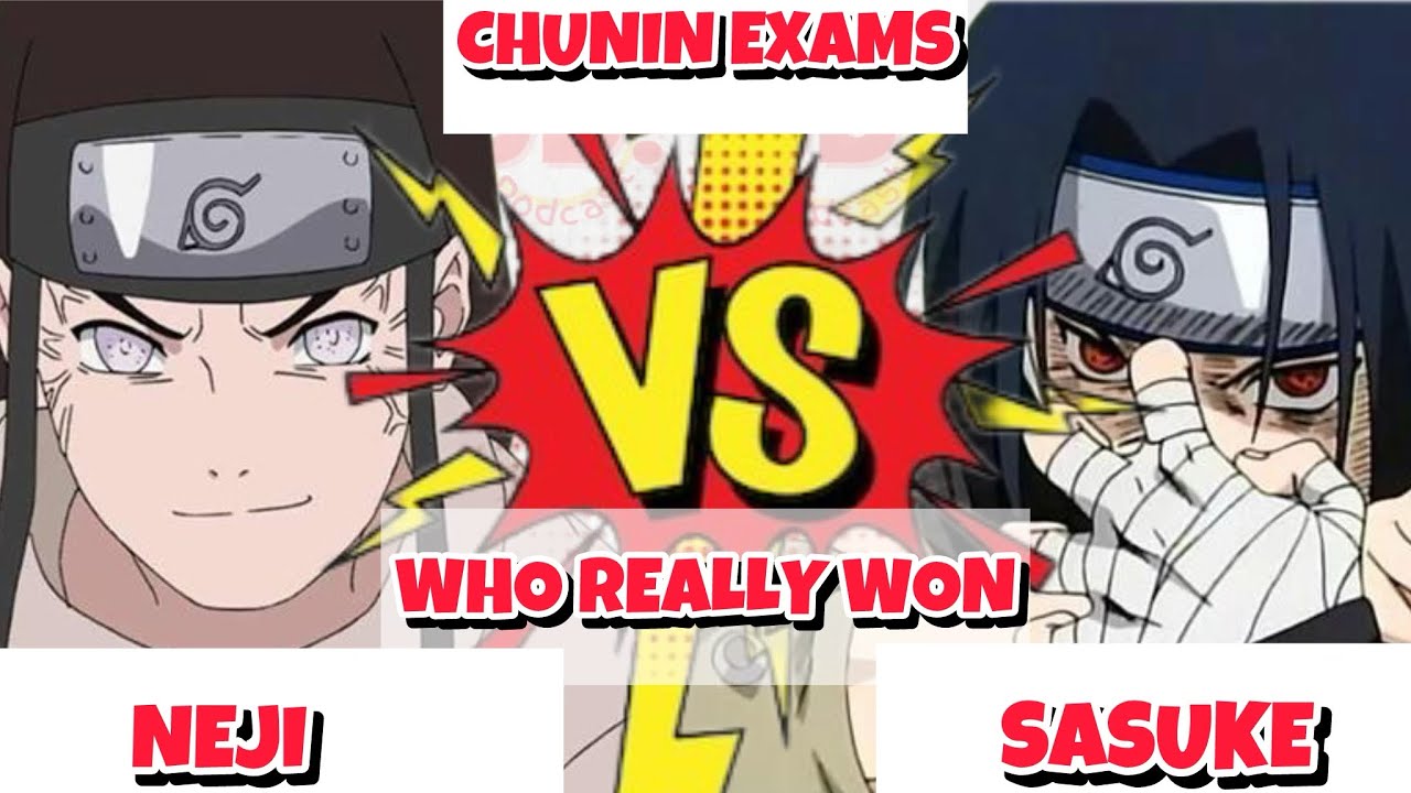 Neji Vs Sasuke Chunin Exams! Who Really Won? - YouTube
