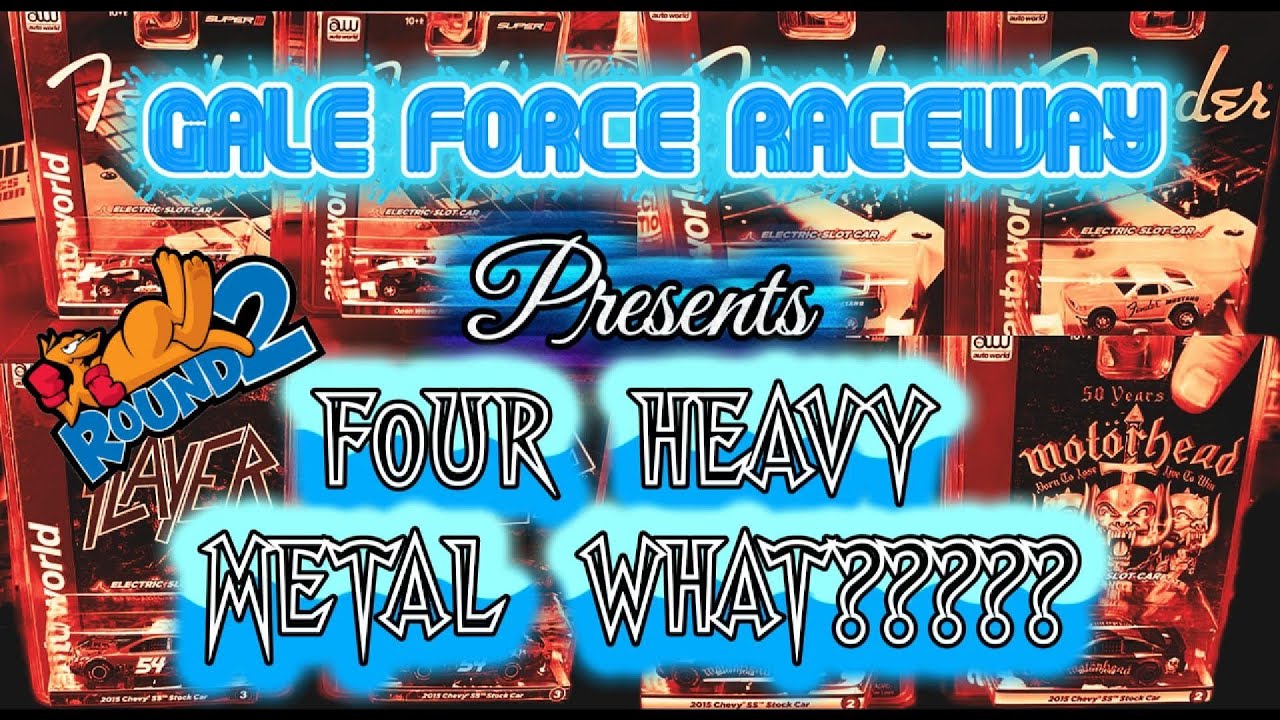 HEAVY METAL slot cars???? Gale Force Raceway takes a peak! - YouTube