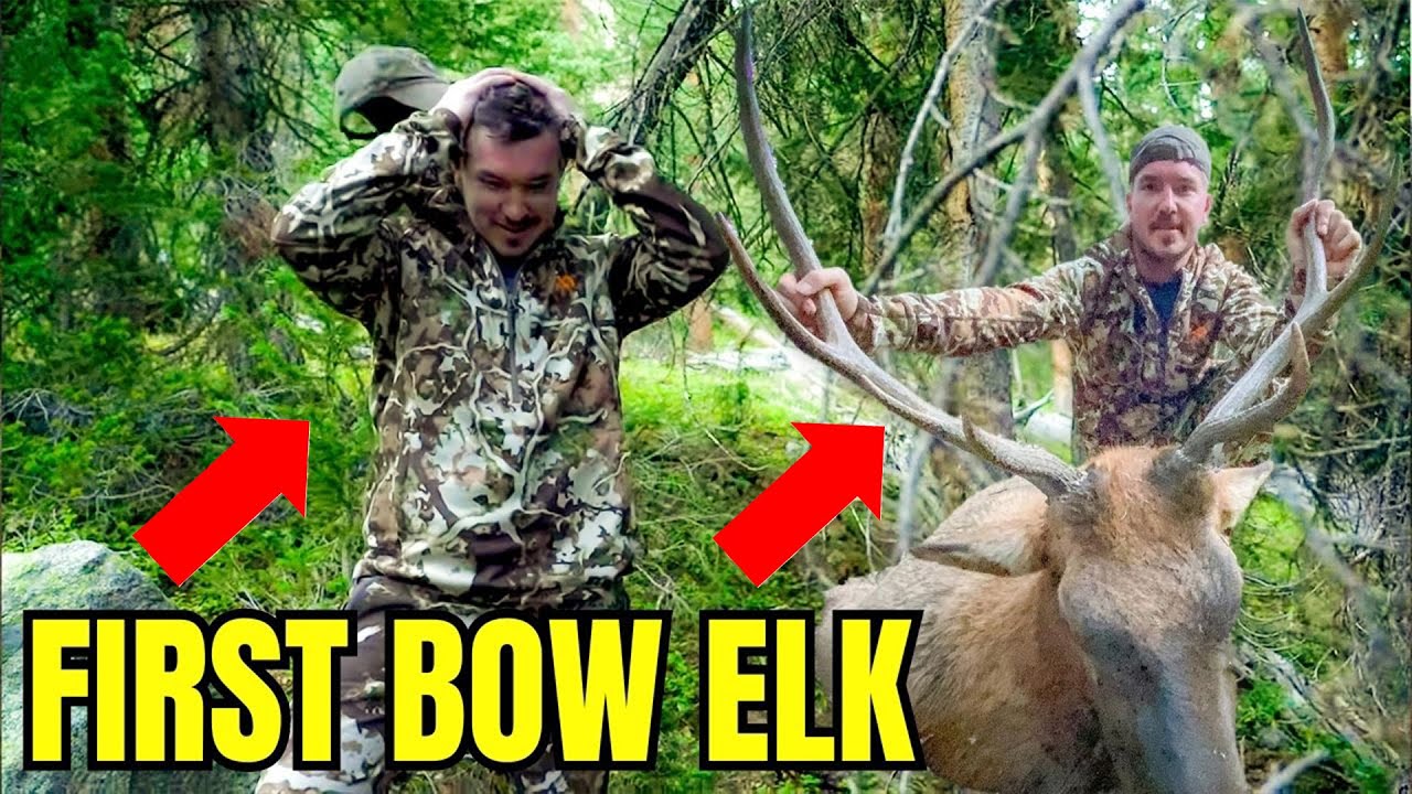 ROLLERCOASTER ELK HUNT! First Bow Kill! - YouTube