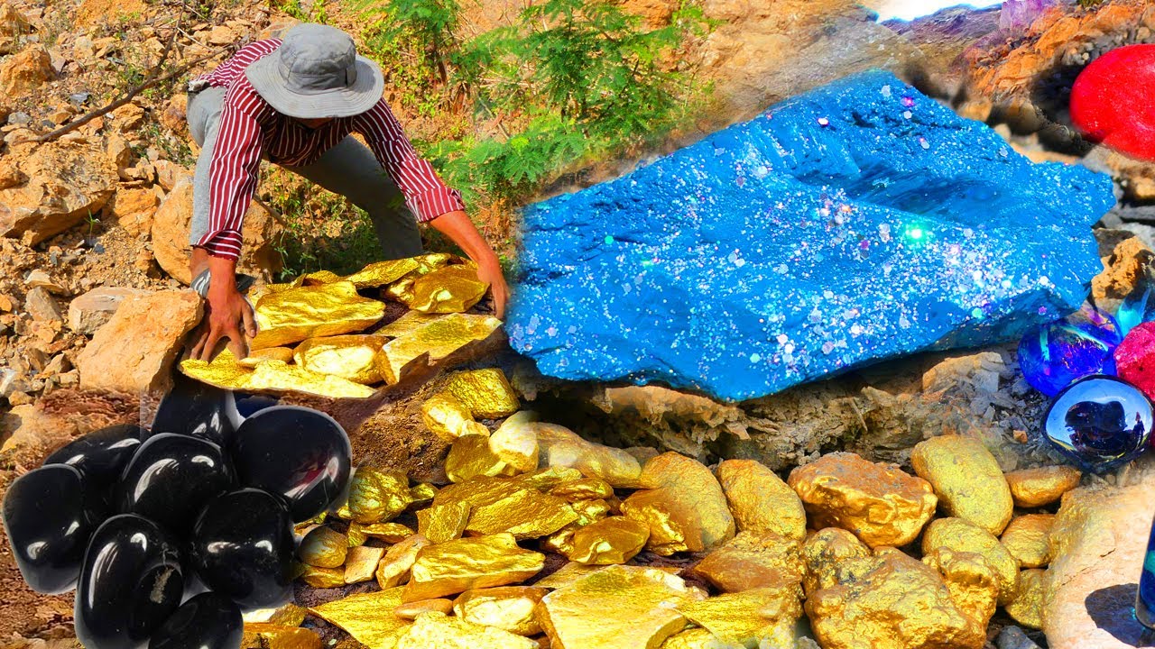 top video finding gold !'Some golden ball diamonds formed after the ...