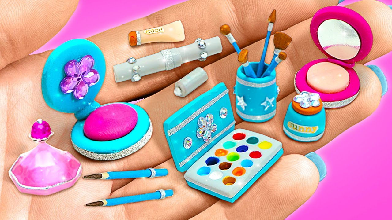 How to Create Stunning Tiny Makeup For Dolls💄| FUN & EASY DIY! by Slick ...