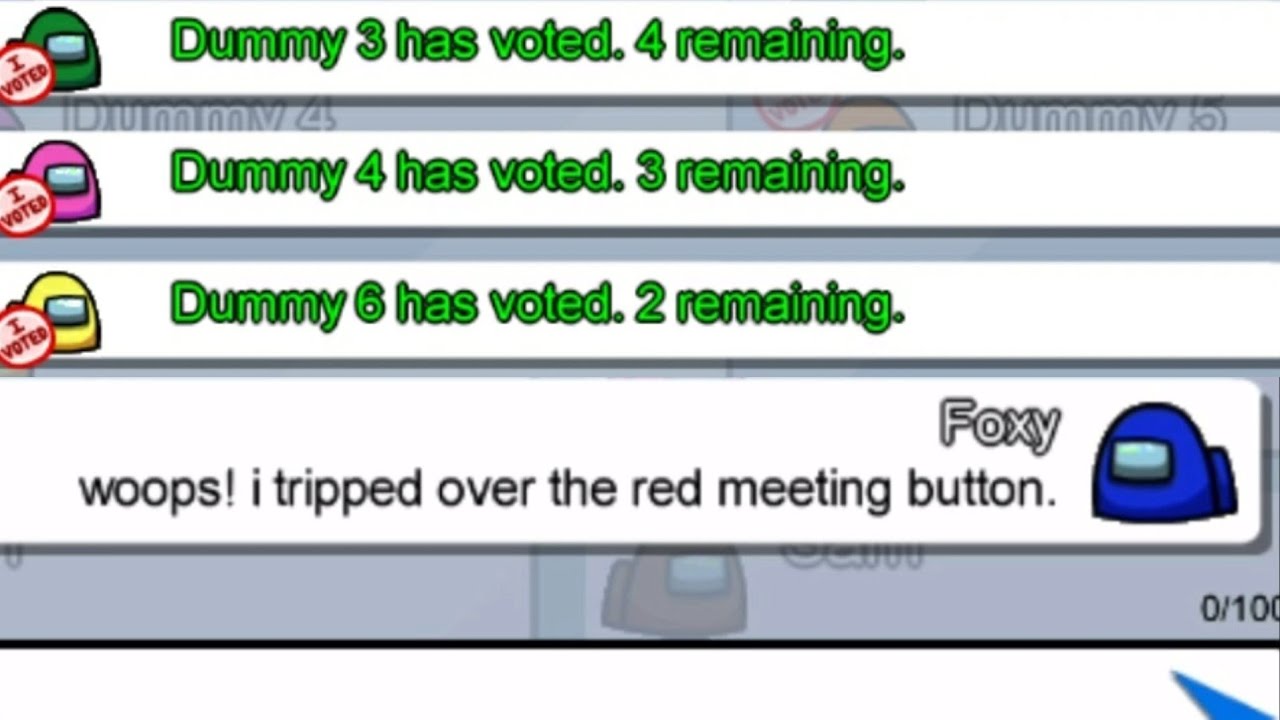 what happens if u accidently press the meeting button? | among us - YouTube