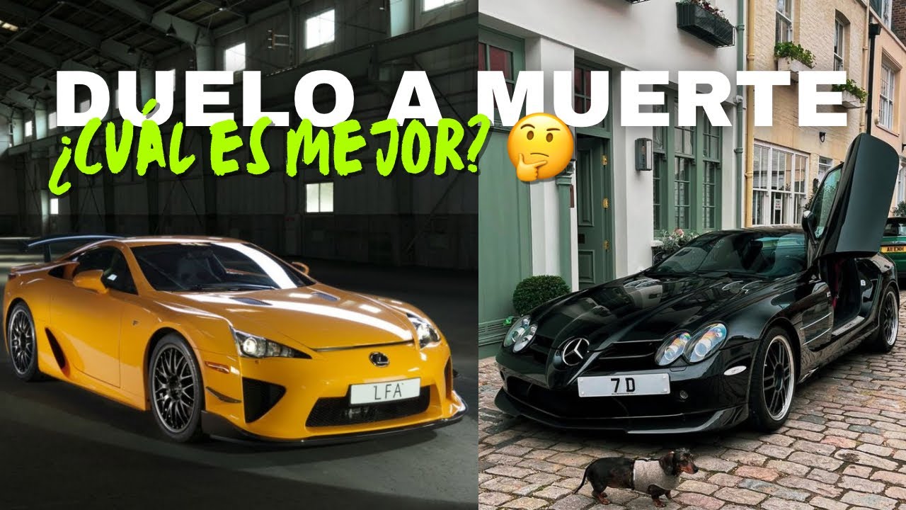 Mercedes Benz SLR McLaren VS Lexus LFA - ¿Cuál es mejor? 😱🤔 - YouTube