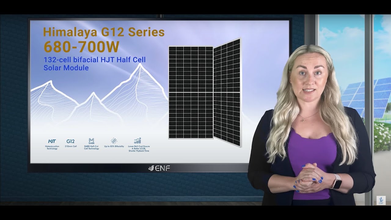 Huasun - HS-210-B132 DS680-700 Solar Module Series - YouTube