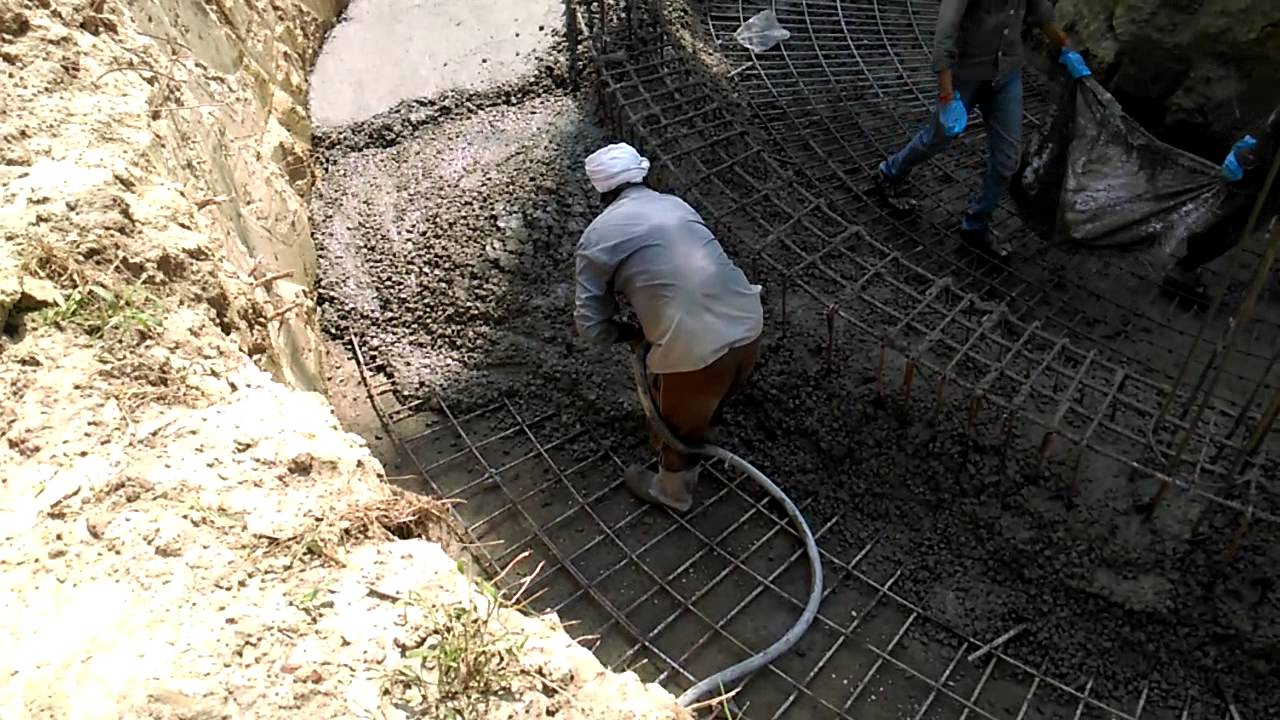 Concreting in Over head Tank - YouTube