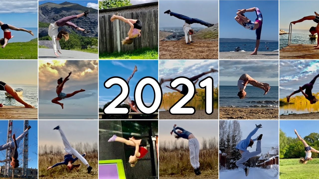 NEW SKILLS IN A YEAR: 2021 tumbling & gymnastics recap | PolinaTumbles ...