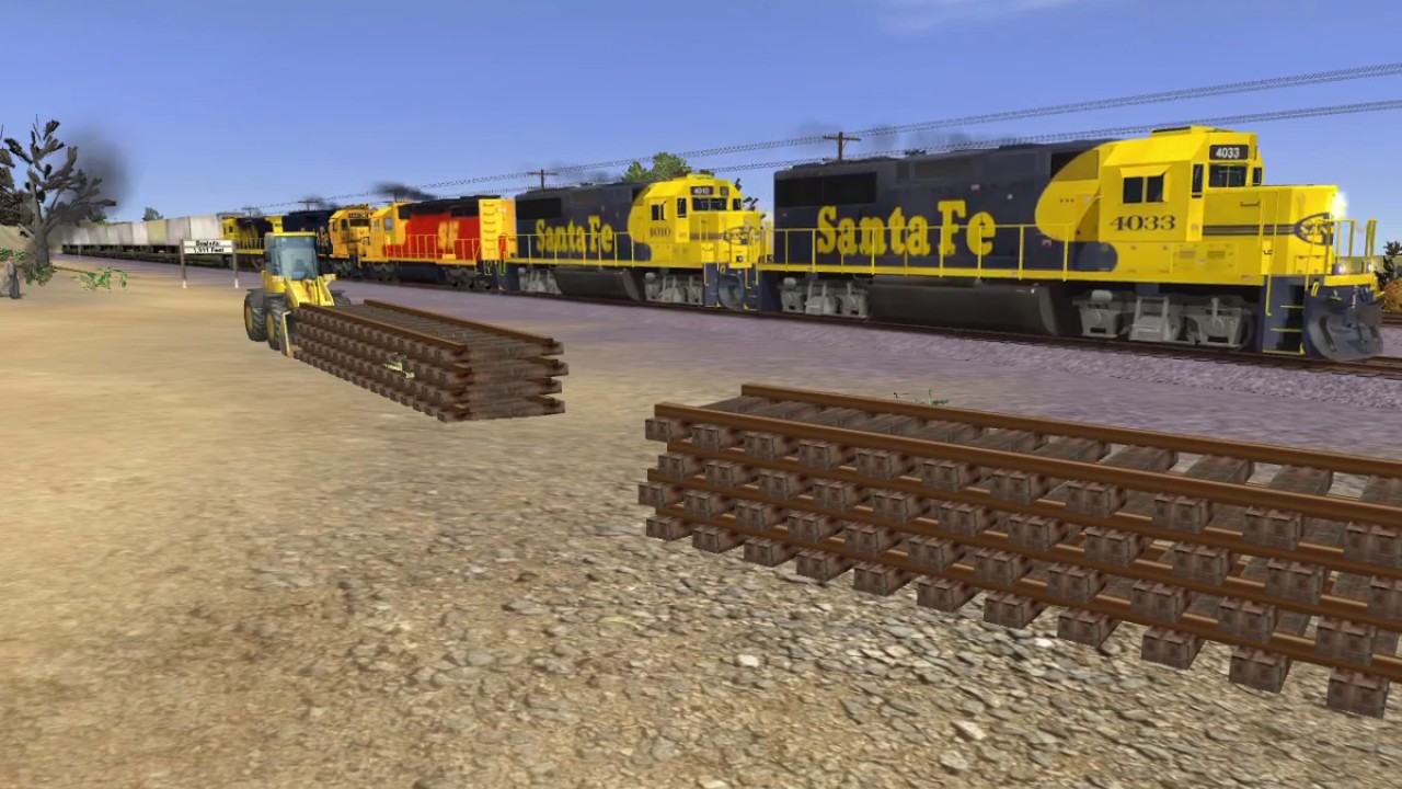 Trainz 12: ATSF TOFC thru Bealville - YouTube