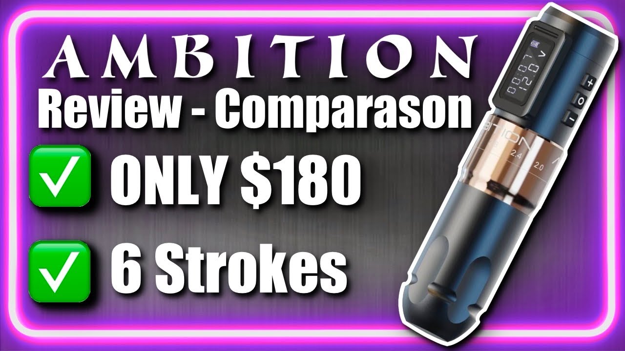 Ambition Mars U Tattoo Machine Review | Stroke Adjustable Cheap Tattoo ...